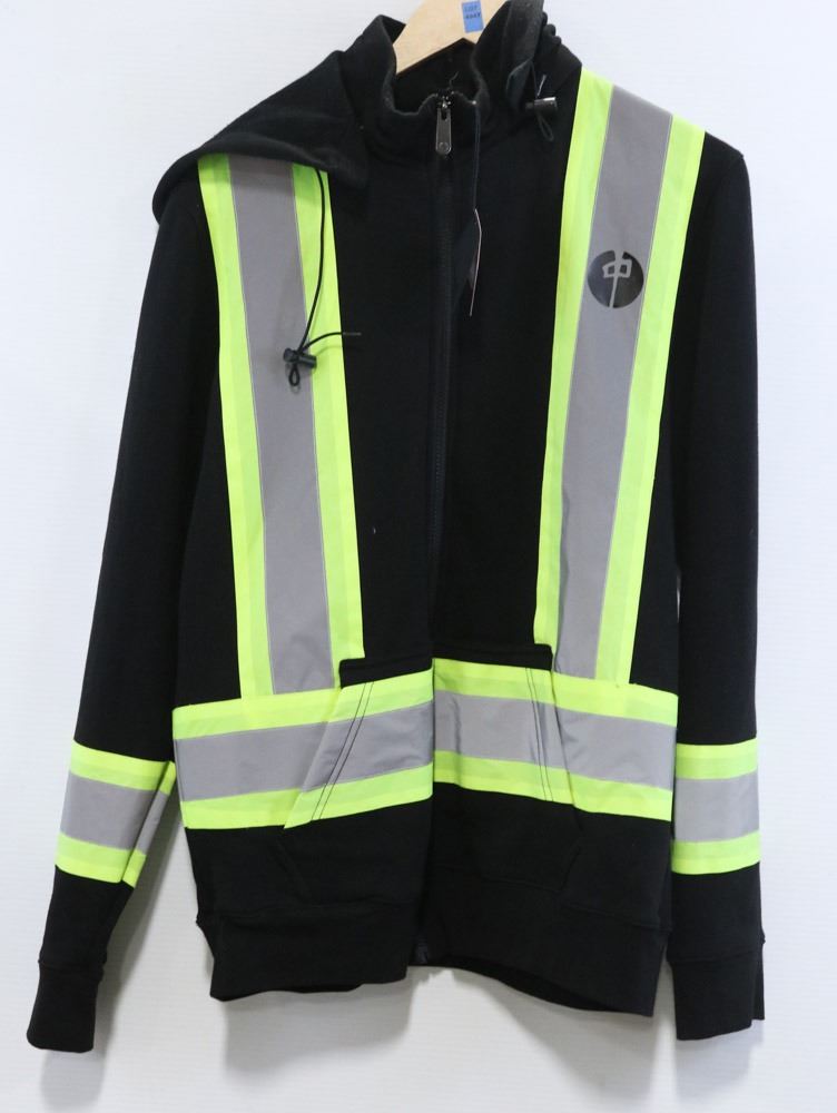 RED DRAGON HIGH VISIBILITY MEN'S BLACK ZIP UP