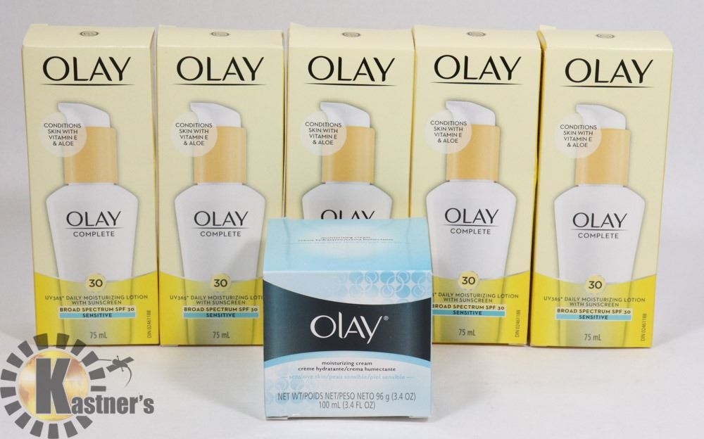 BAG OF ASSORTED OLAY PRODUCTS