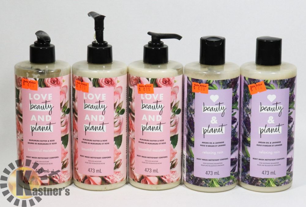 BAG OF ASSORTED BODY WASH