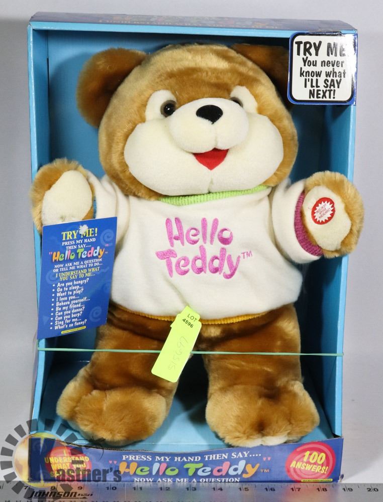 HELLO TEDDY TALKING BEAR.