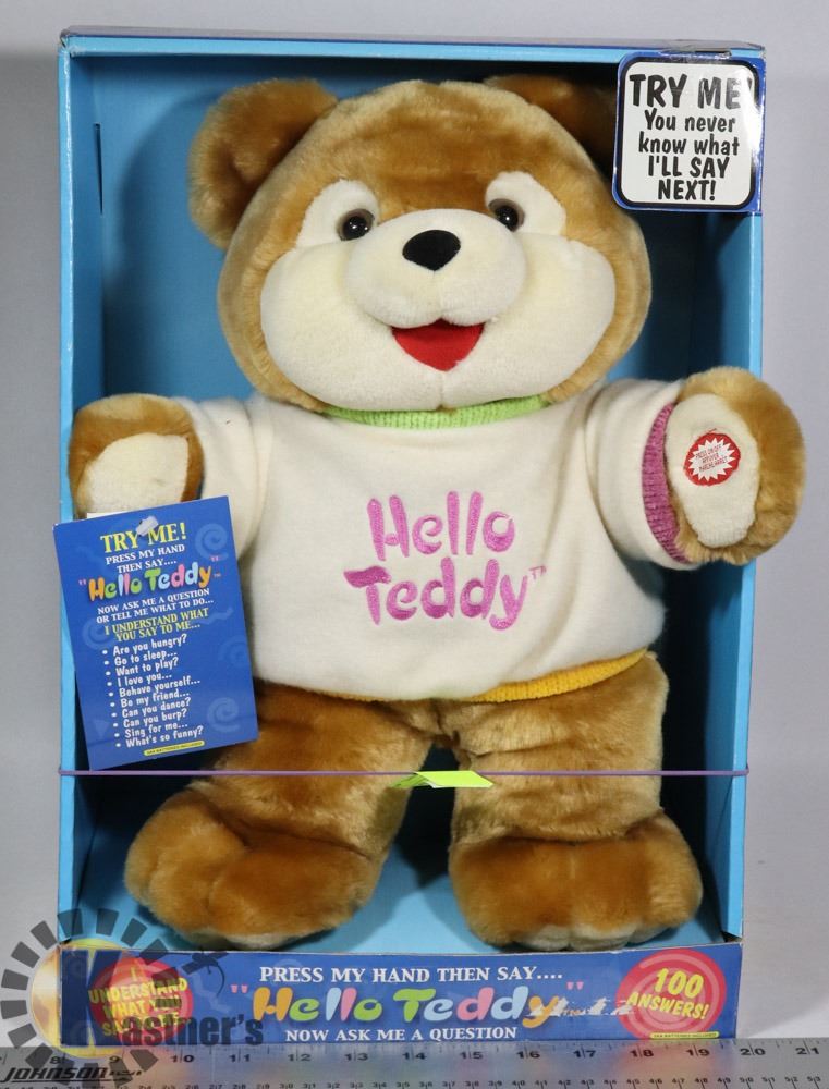 HELLO TEDDY TALKING BEAR.