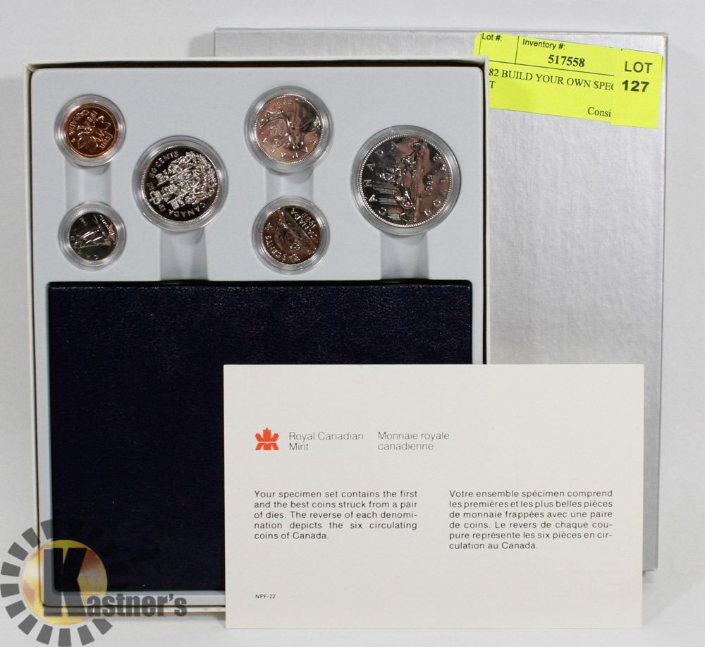 1982 CANADIAN BUILD YOUR OWN SPECIMEN SET