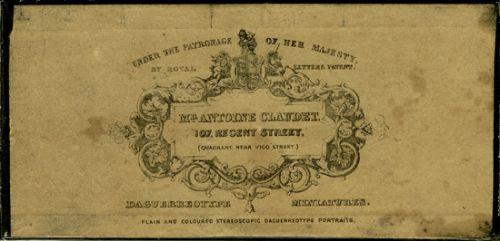 MOTHER CHILD, STEREO DAGUERREOTYPE CLAUDET