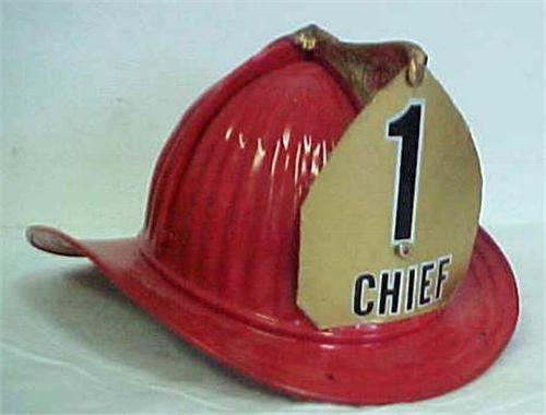 METAL FIRE HELMET