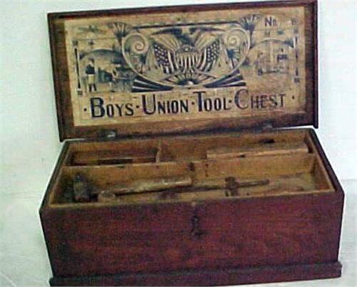 BOYS WOOD UNION TOOL CHEST