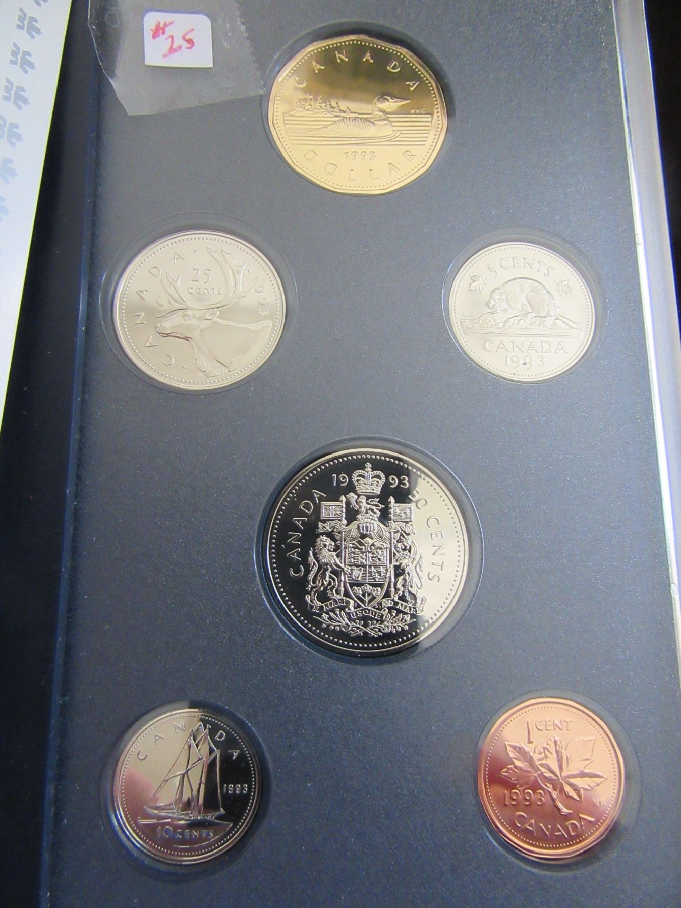 1993 CANADA SPECIMEN MINT COIN SET