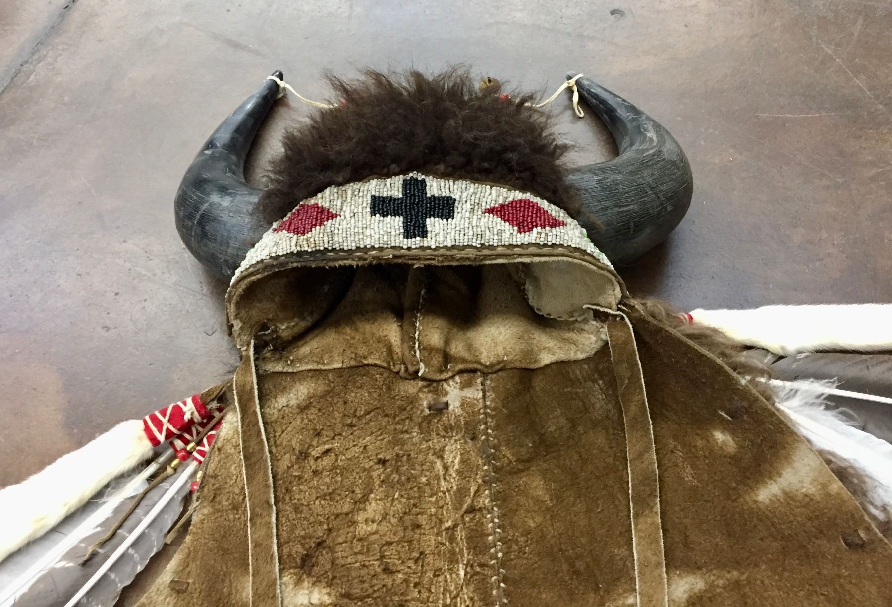 Buffalo Horn Headdress