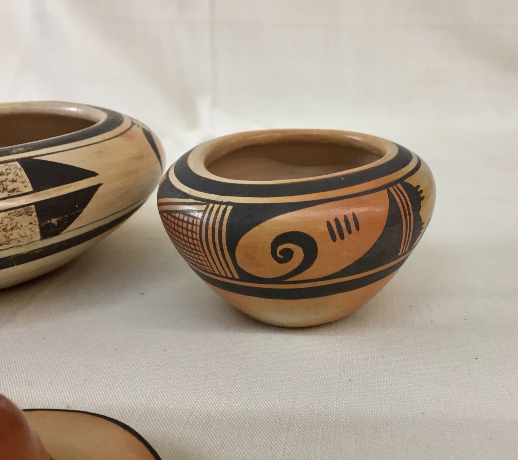 Group of Vintage Hopi Pottery