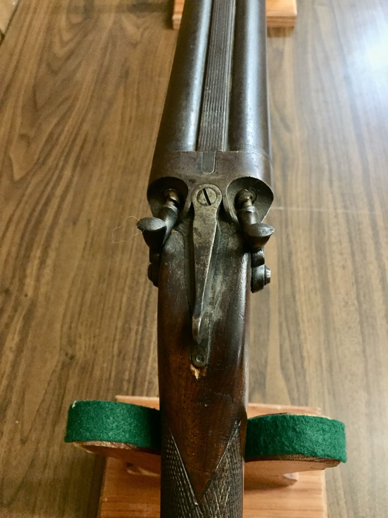 Antique Keystone Double Barrel Shotgun