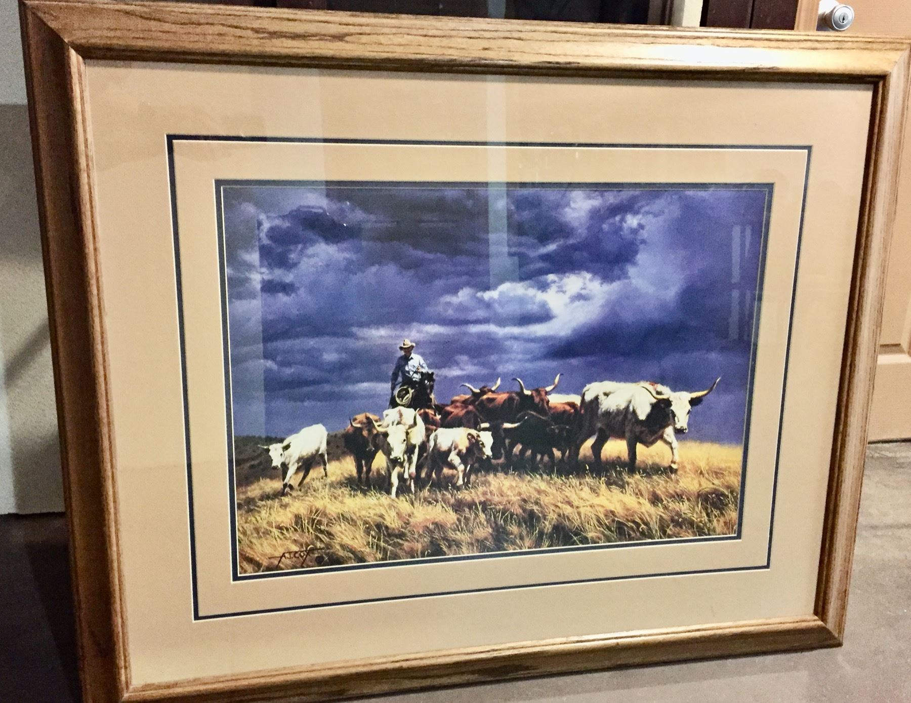 Framed Tim Cox Print