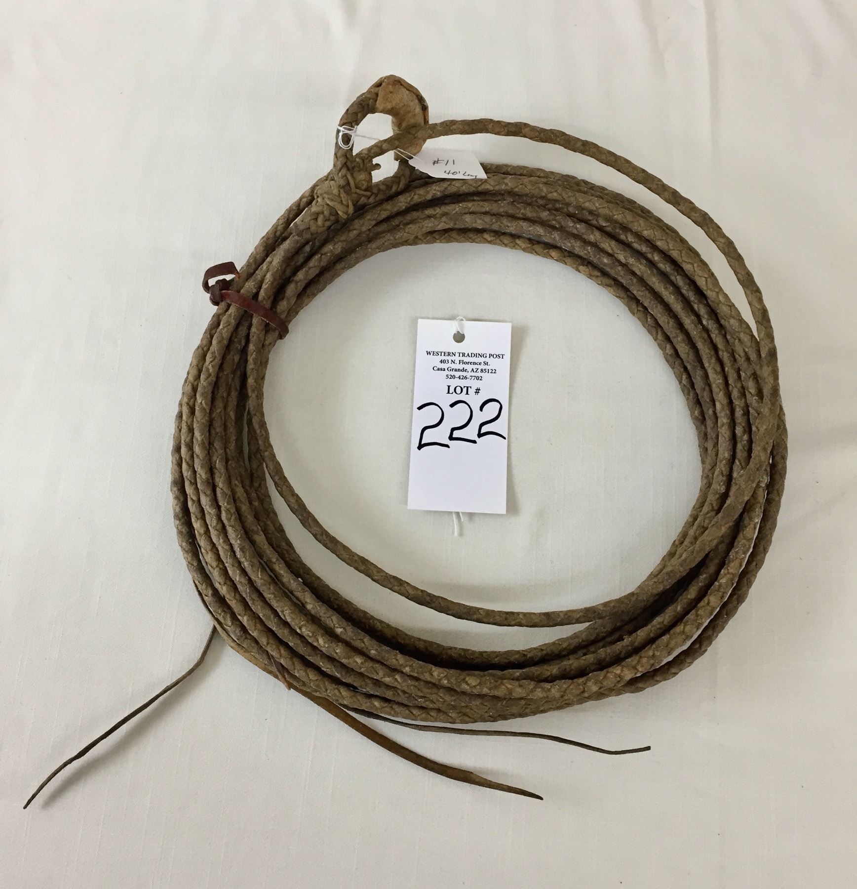 Vintage 40’ Rawhide Riata