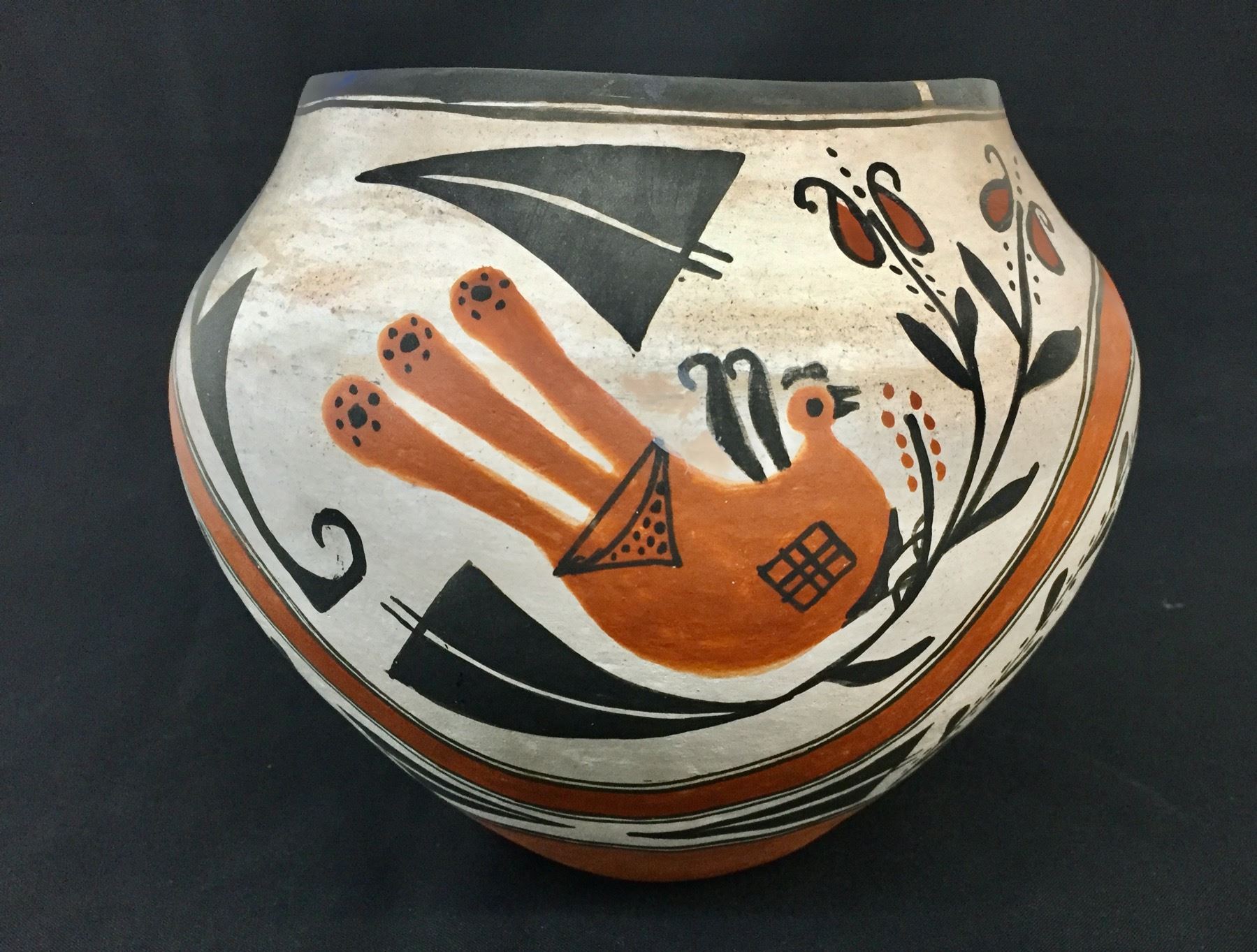 Mid-Century Handmade Acoma Pot