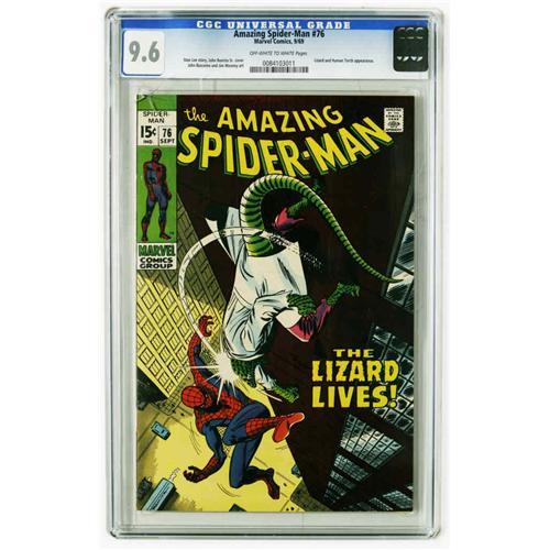 The Amazing Spider-Man #76 (Marvel, 1969) CGC NM+ 9.6 O The Amazing ...