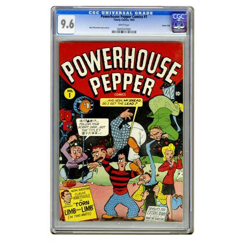Powerhouse Pepper Comics #1 Carson City pedigree (Timel Powerhouse ...