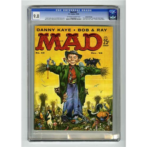 Mad #43 Gaines File pedigree (EC, 1958) CGC NM/MT 9.8 O Mad #43 Gaines ...