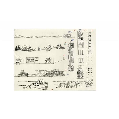 Sergio Aragones - Mad #199 Page Original Art, Group of Sergio Aragones ...