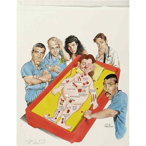 Mort Drucker - Mad #376 Cover Original Art (EC, 1998). Mort Drucker ...