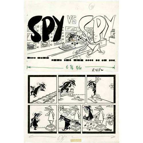 Antonio Prohias - Mad #72, "Spy vs Spy" Page Original A Antonio Prohias ...