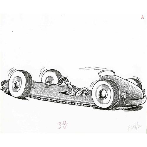 Basil Wolverton - Mad #137 Illustration Original Art (E Basil Wolverton ...