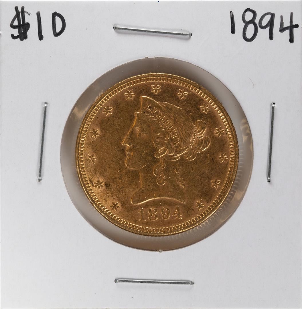 1894 $10 Liberty Head Eagle Gold Coin