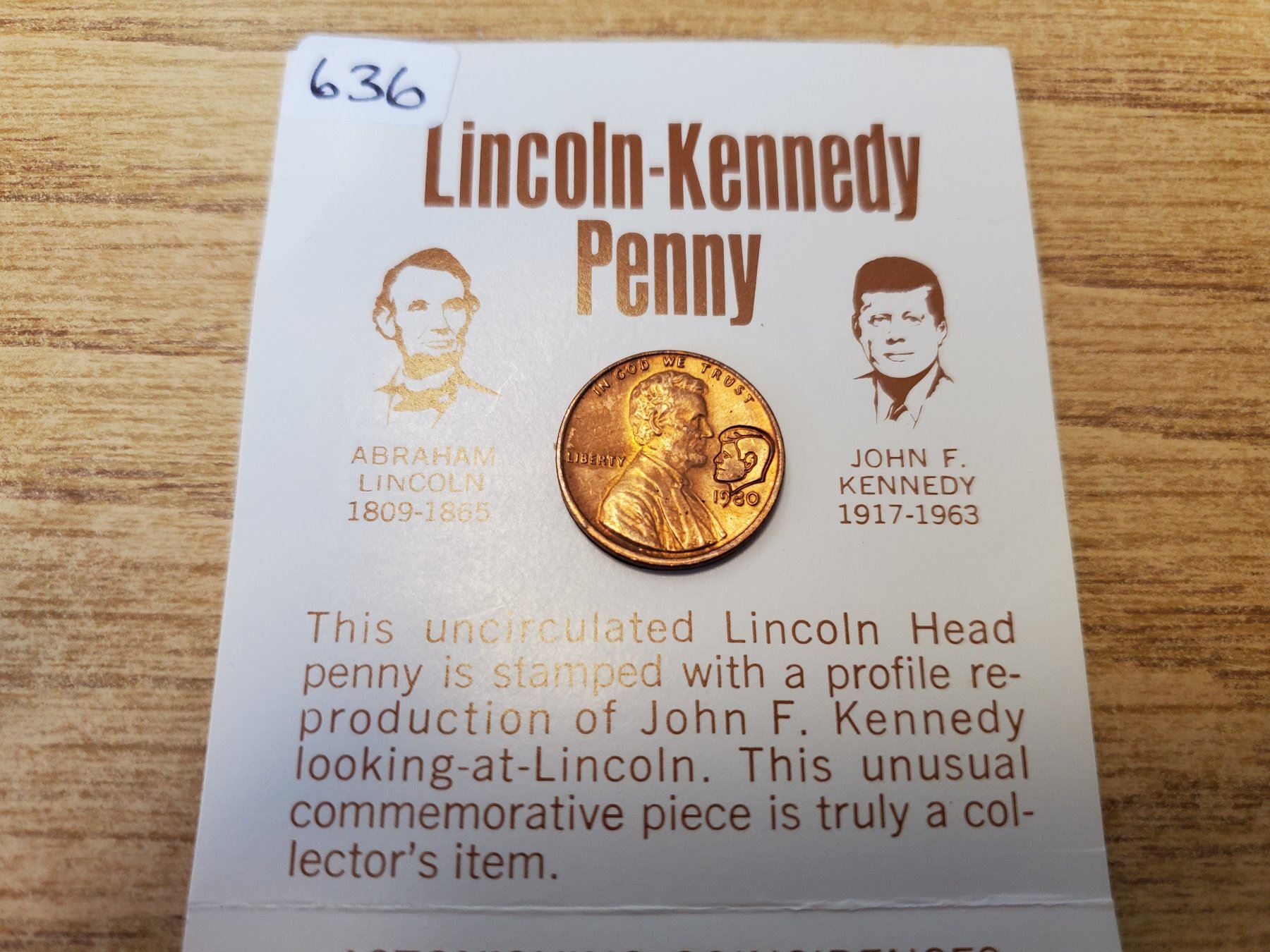 LINCOLN-KENNEDY PENNY