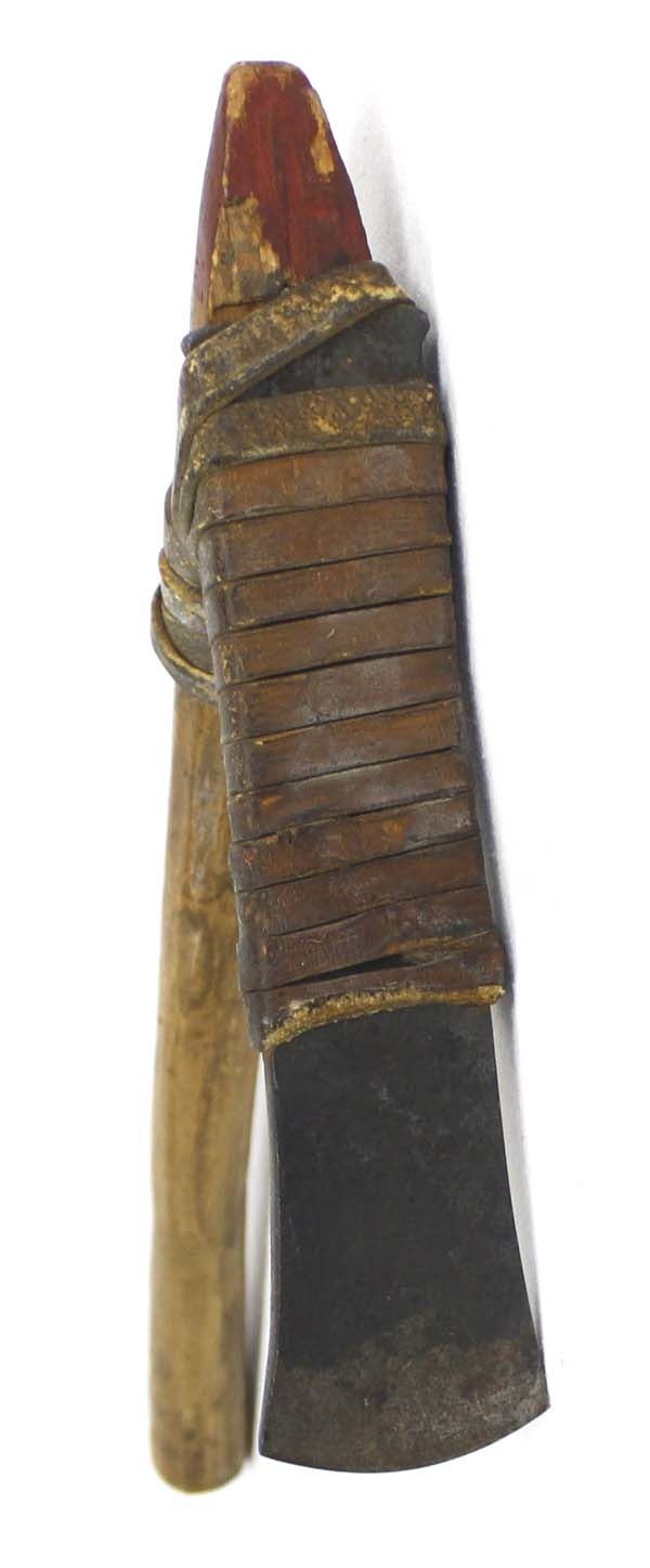 Vintage African Tribal Carved Wood Adze