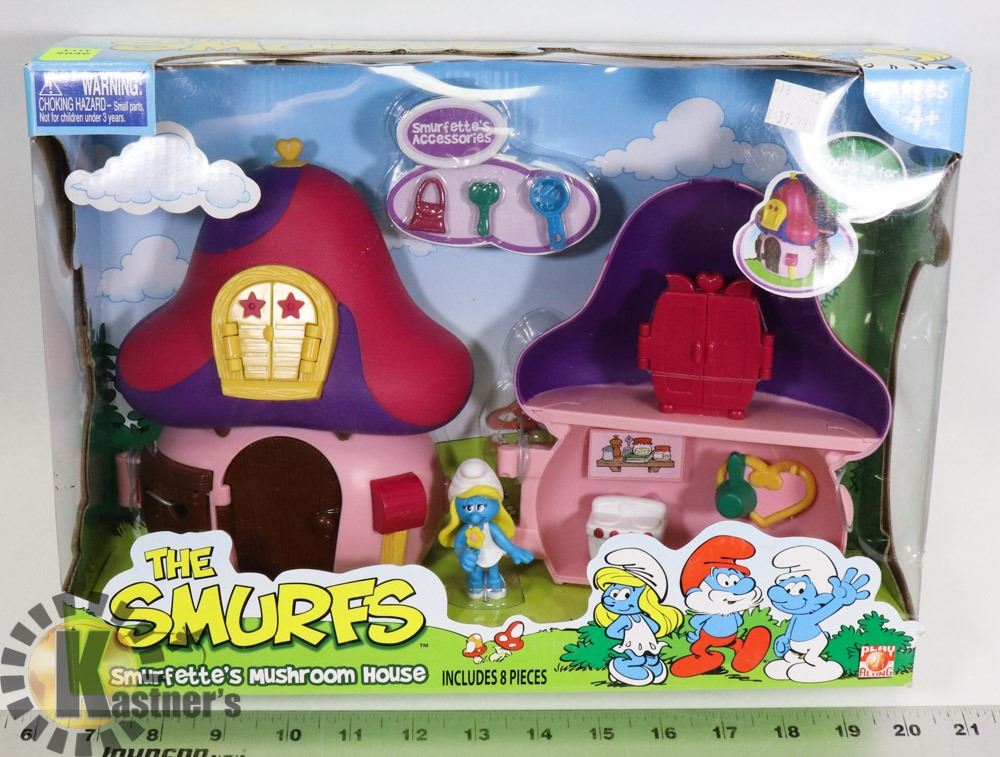 THE SMURFS SMURFETTE'S MUSHROOM HOUSE - Kastner Auctions