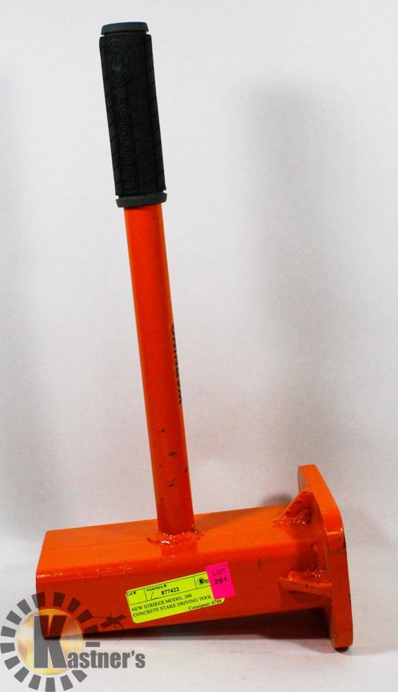NEW STRIKER MODEL 300 CONCRETE STAKE DRIVING TOOL