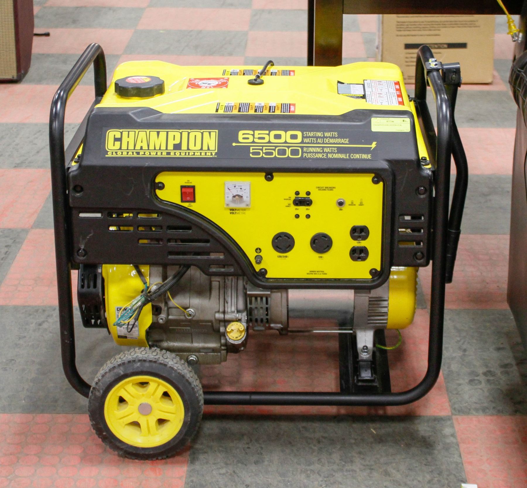 CHAMPION 6500 GENERATOR Kastner Auctions CHAMPION 6500 GENERATOR Kastner Auctions