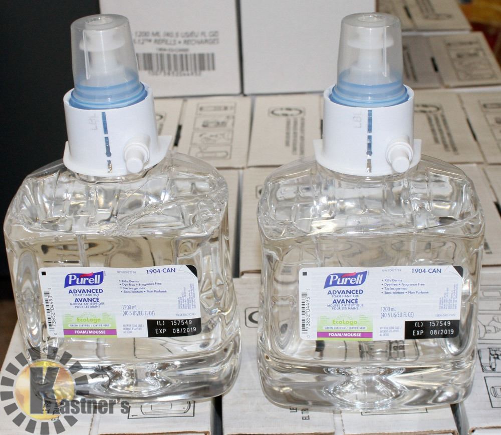 CASE WITH TWO 1200ML BOTTLES PURELL ADVANCE FOAM