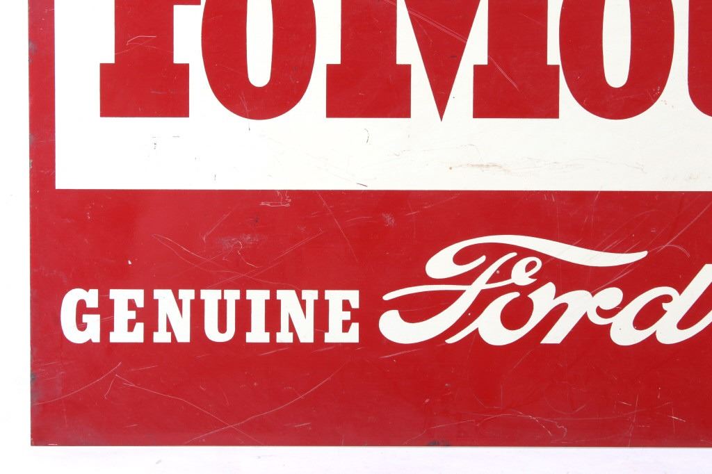 FoMoCo Genuine Ford Parts Advertising Sign