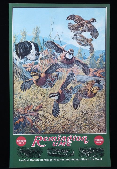 Collection Of Remington Arms Advertising Posters