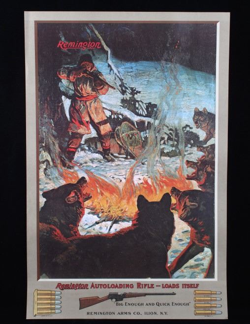 Collection Of Remington Arms Advertising Posters