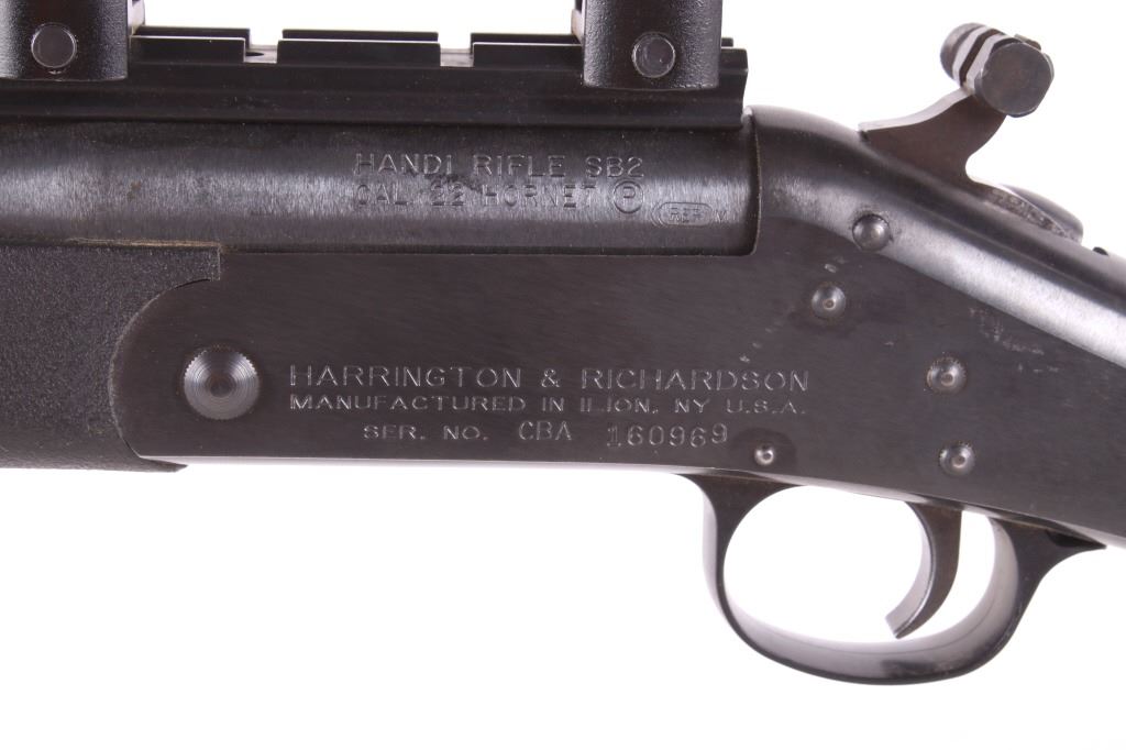 Harrington & Richardson Handi SB2 .22 Hornet Rifle
