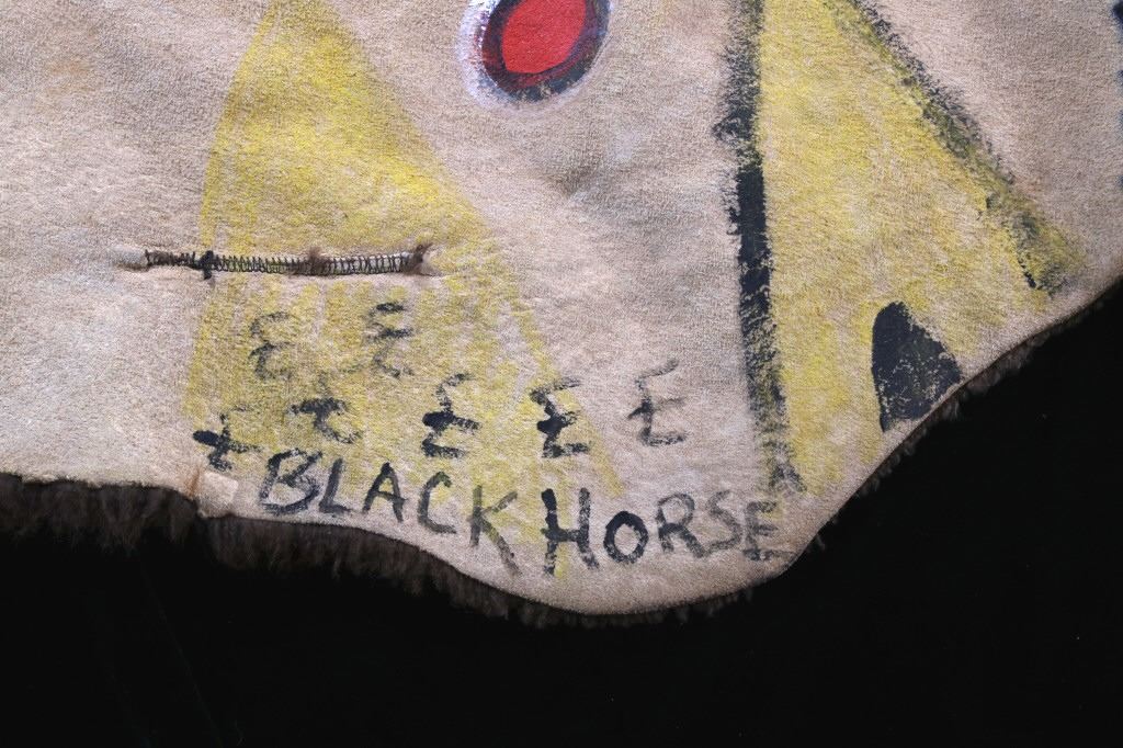 Northern Plains Indian Painted Buffalo Hide
