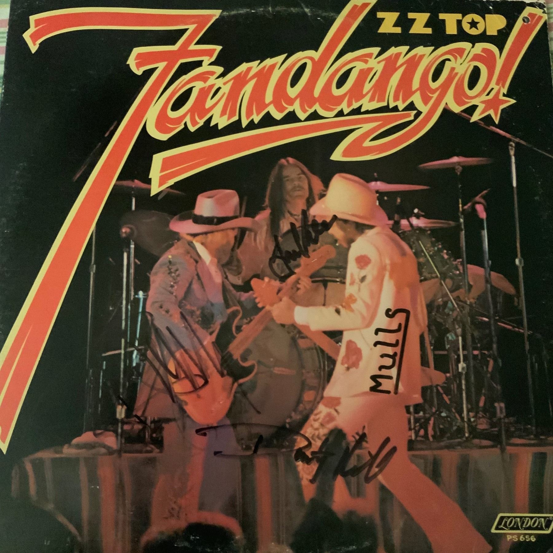 Signed ZZ Top, Fandango Album Cover