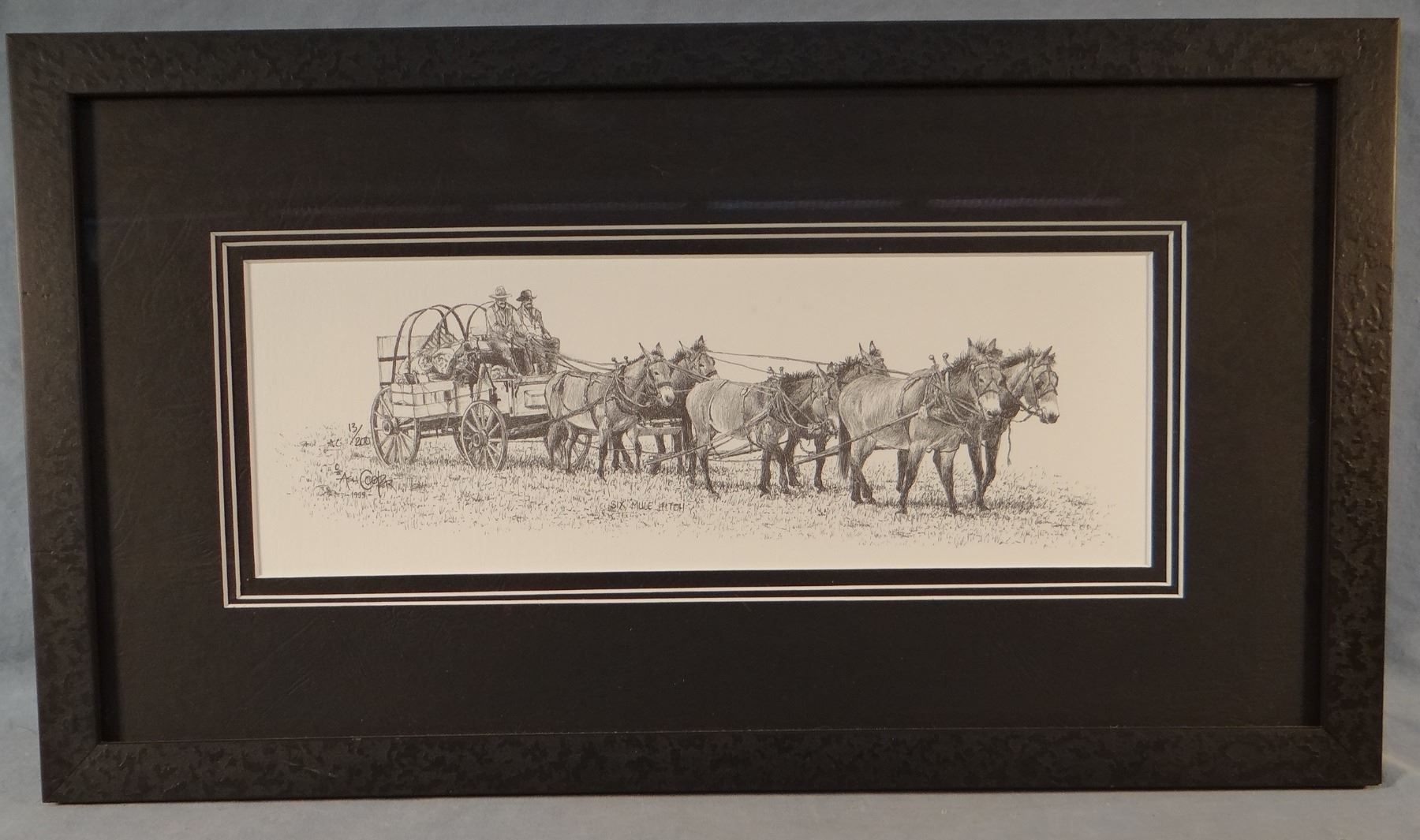 Cooper, Ash, (2) framed prints, Pack Train, 5" x 13", 136/200, 1998 ...