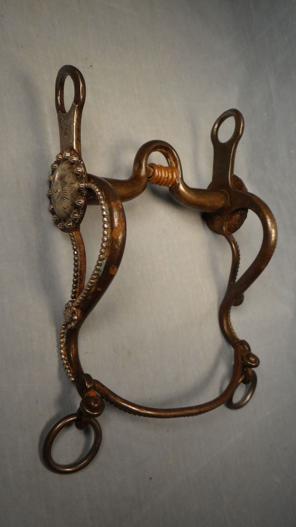 Fancy silver mtd bit with dots