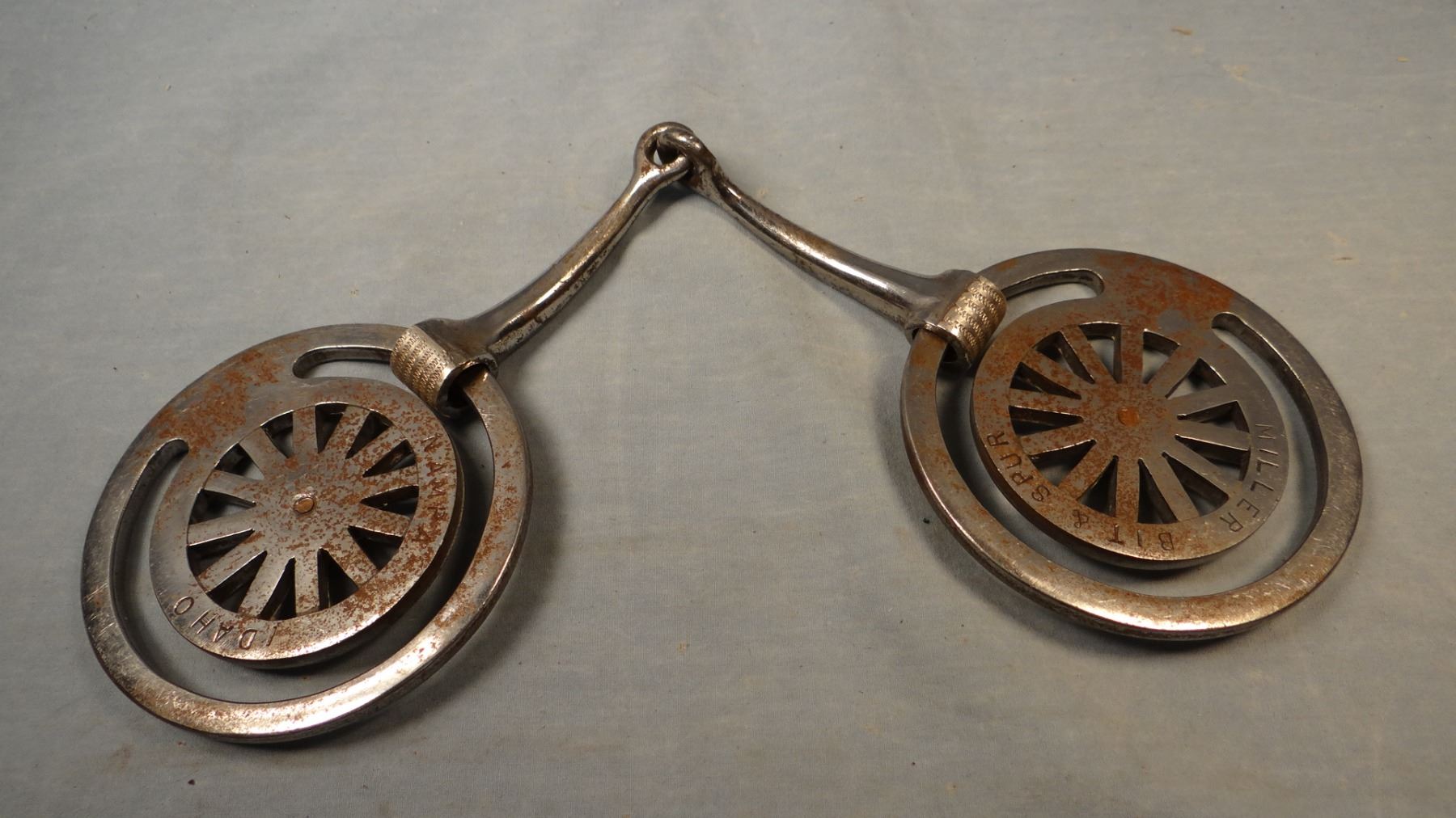 Miller Bit & Spur marked snaffle bit