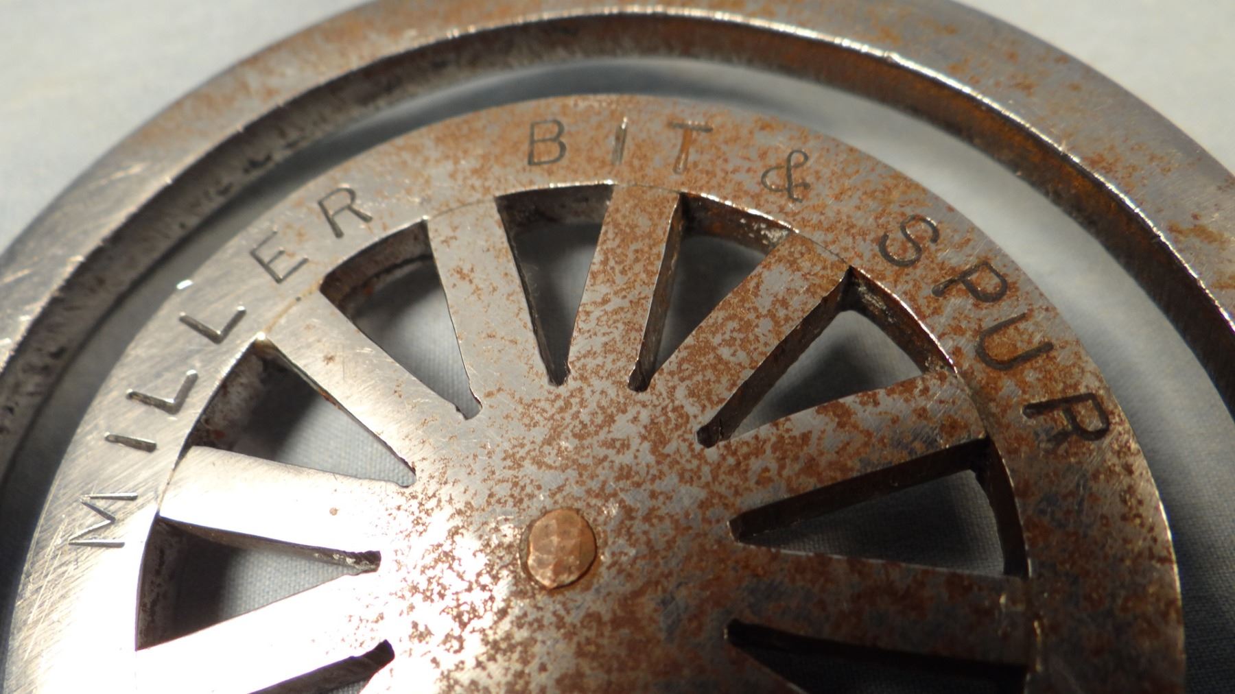 Miller Bit & Spur marked snaffle bit