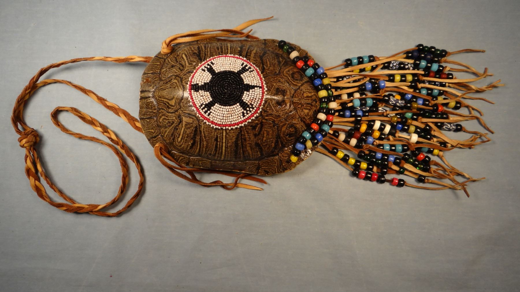 Turtle shell purse, 6" w, Apache Nation, Carl Pierce