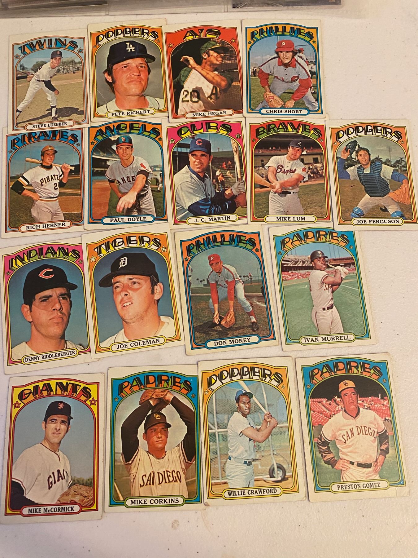 Vintage base ball cards