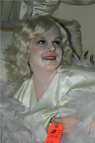 "The Little Platinum Blonde" JEAN HARLOW wax figure the