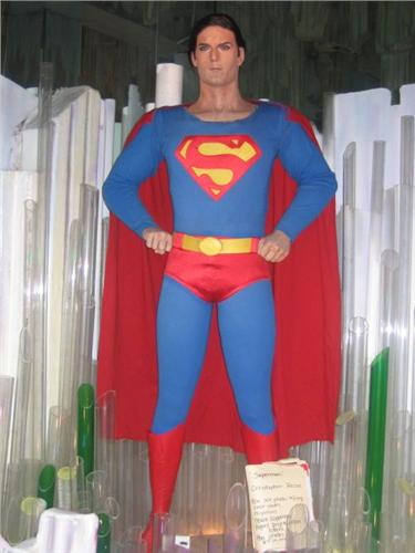 SUPERMAN CHRISTOPHER REEVE Movieland Museum Wax Figure