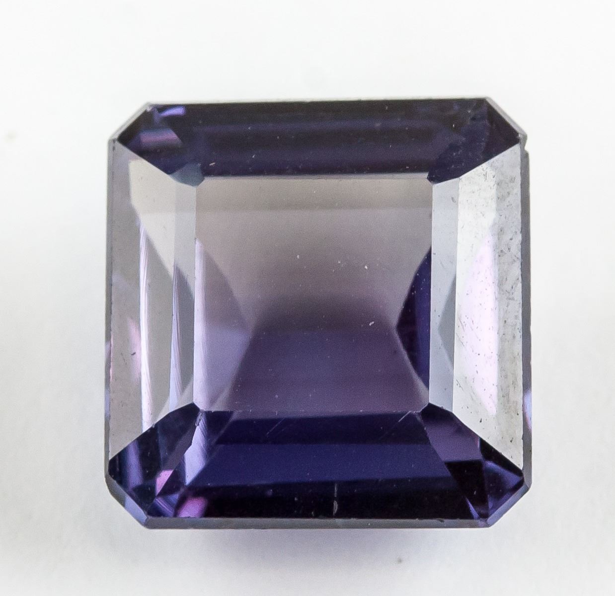 8.77ct Emerald Cut Purple Sapphire Gemstone