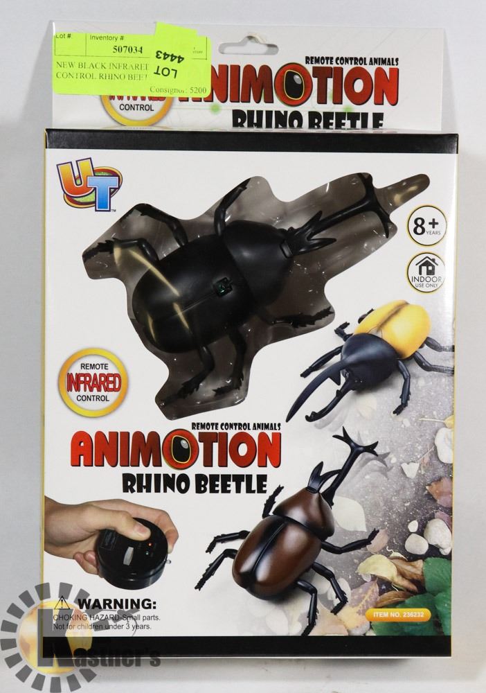 NEW BLACK INFRARED REMOTE CONTROL RHINO BEETLE