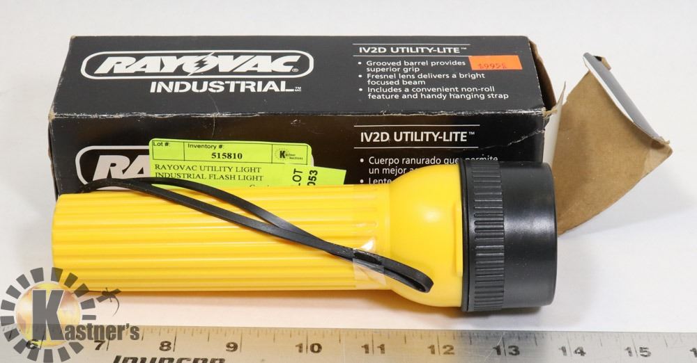 RAYOVAC UTILITY LIGHT INDUSTRIAL FLASH LIGHT