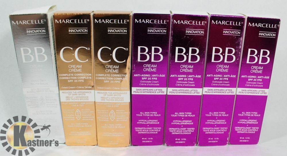 ASSORTMENT OF 7 MARCELLE BB CREAM ANTI-AGING