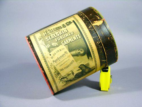 Hat Box with litho label