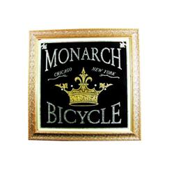 Monarch Bicycles Reverse Glass Sign